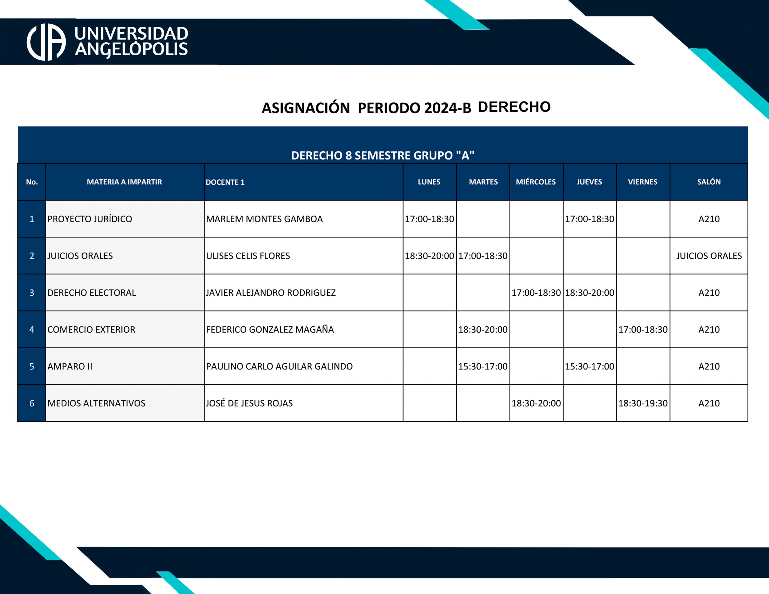 Horarios_Lic - Uniangelopolis